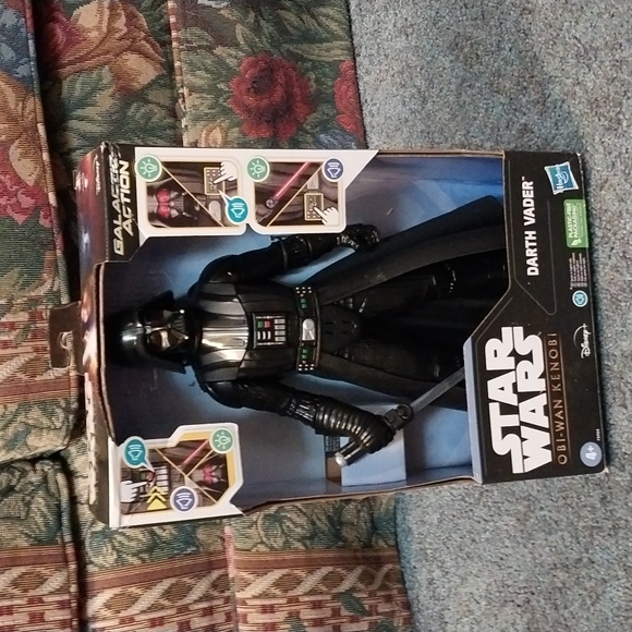 Hasbro | Toys | Star Wars Galactic Action Darth Vader Nib | Poshmark